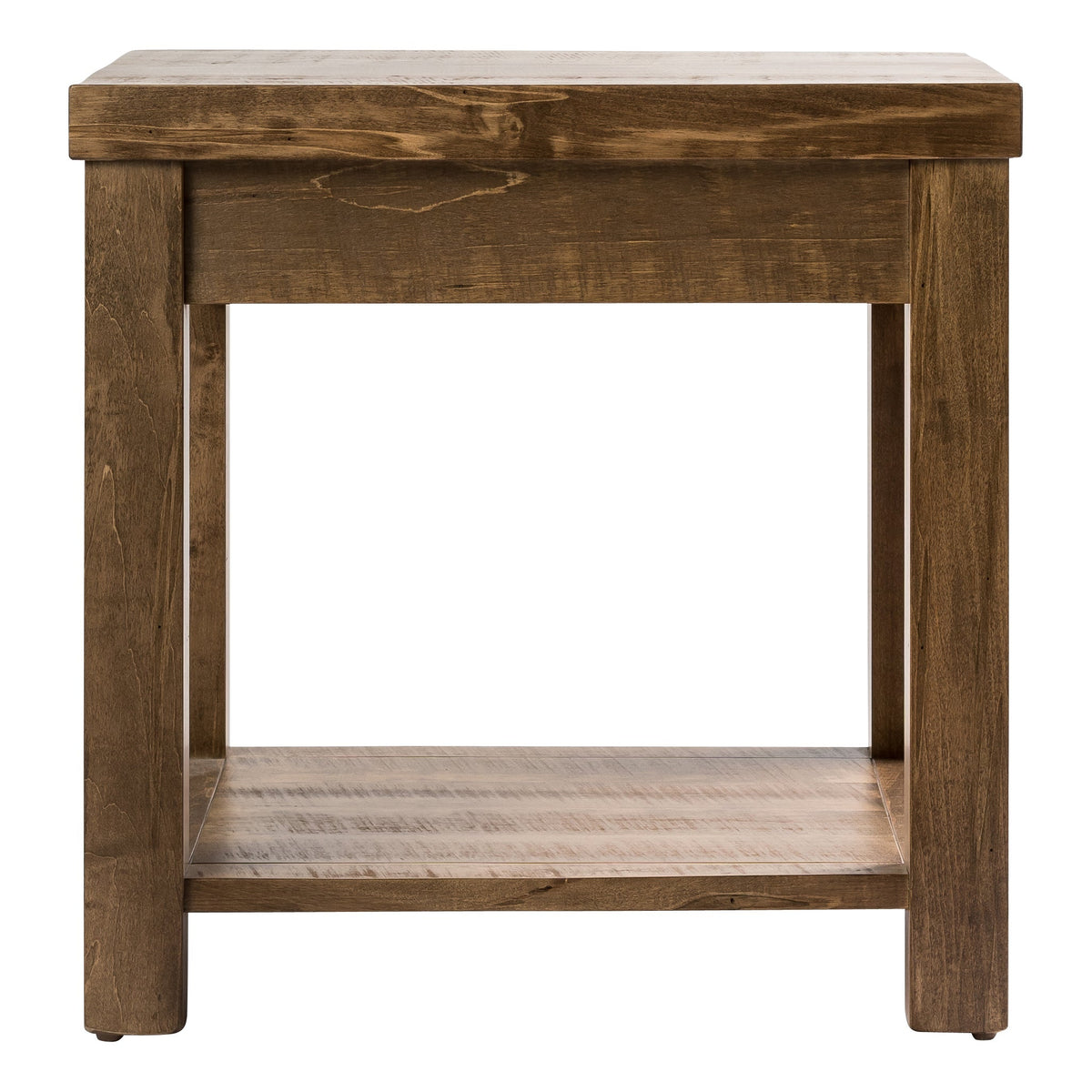 Riley End Table with Shelf – The Cutter's Edge