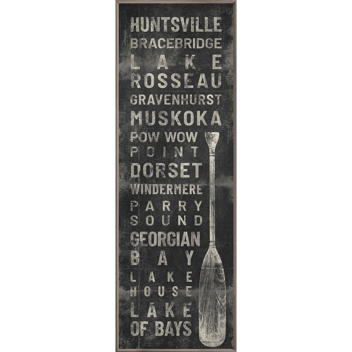 Muskoka- Locale Sign I – The Cutter's Edge